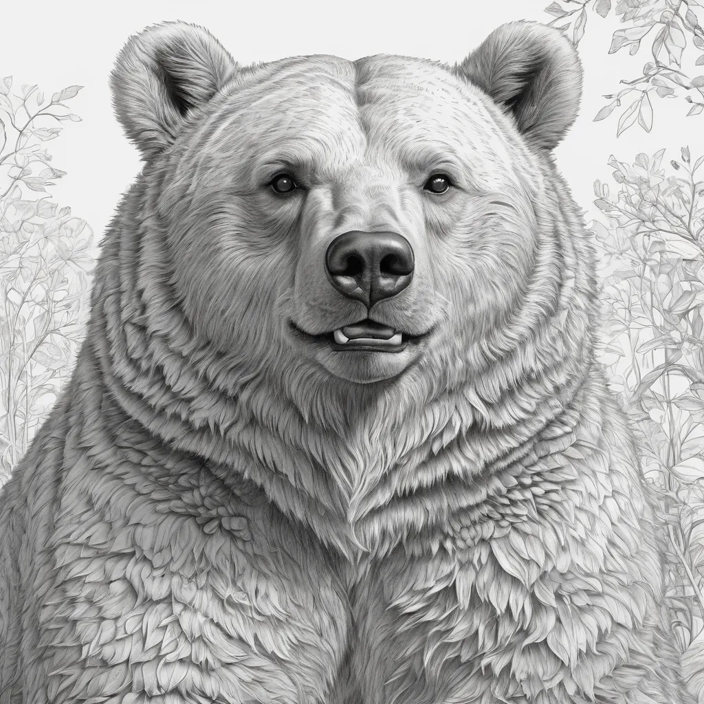 Exploring Bear Colouring Pages for Kids' Creativity