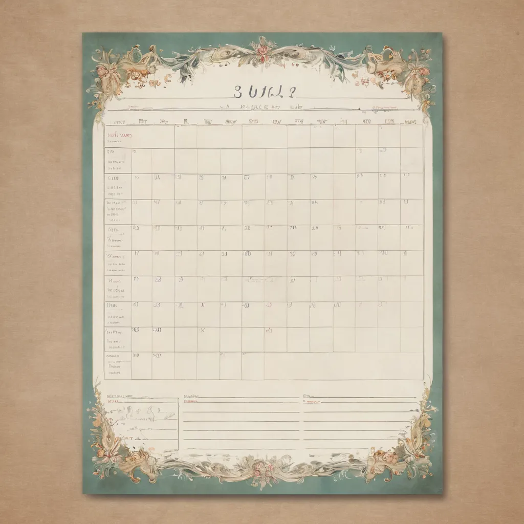 Exploring Free Daily Calendars: Print Your Way to Organization