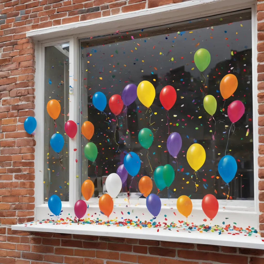 Creative Ways to Use Happy Birthday Gel Window Clings