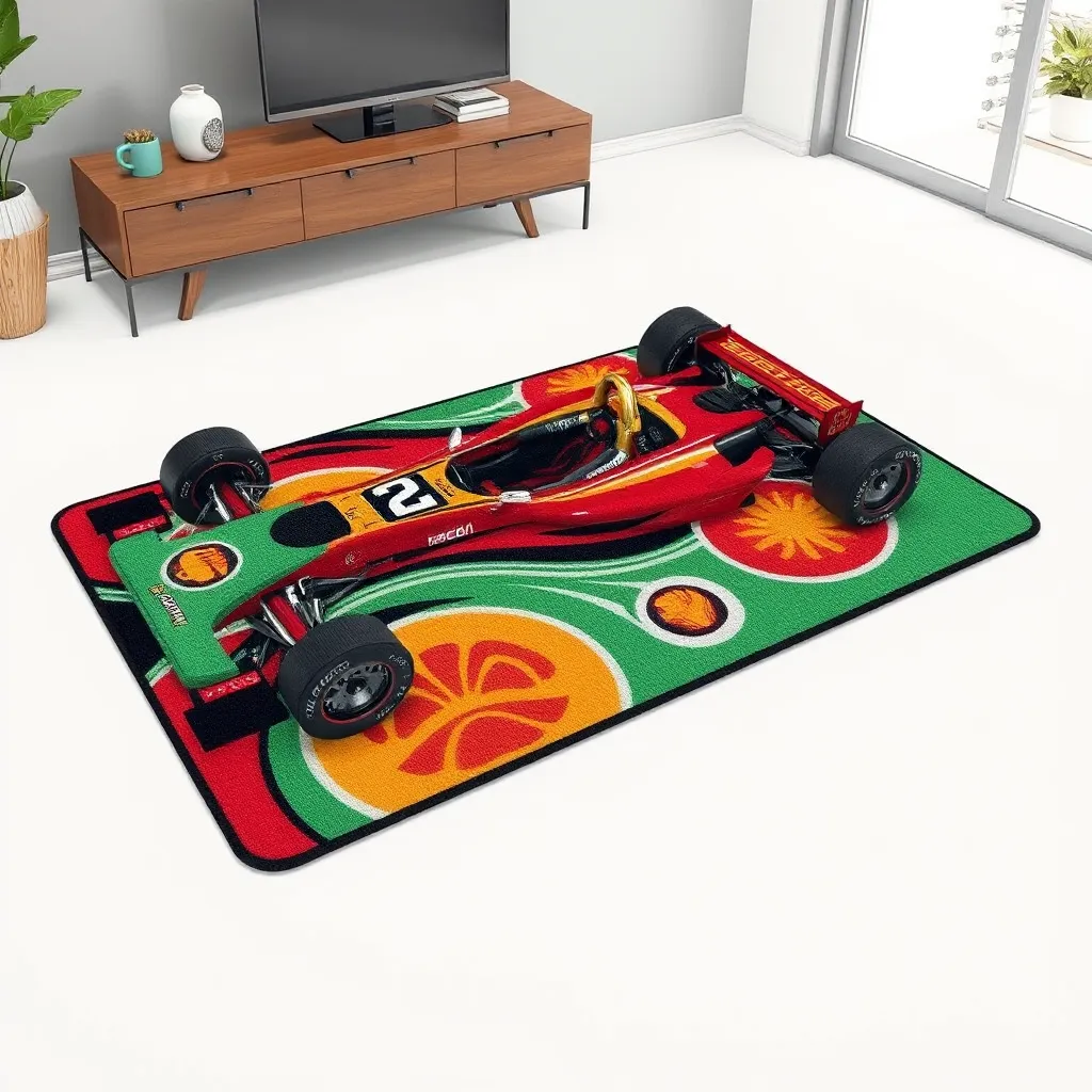 Exploring the Allure of Race Car Rugs